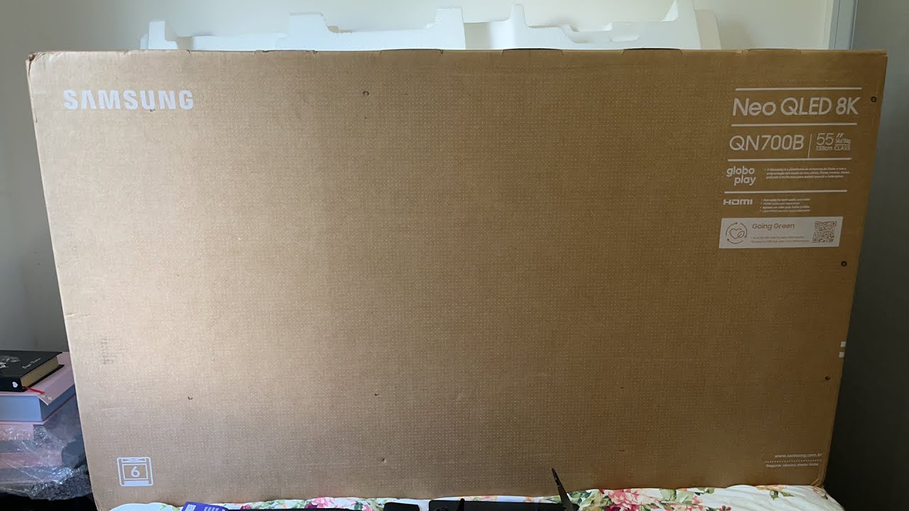 Unboxing | Abrindo a Caixa da Nova TV Samsung Neo QLED 8K de 55 ...