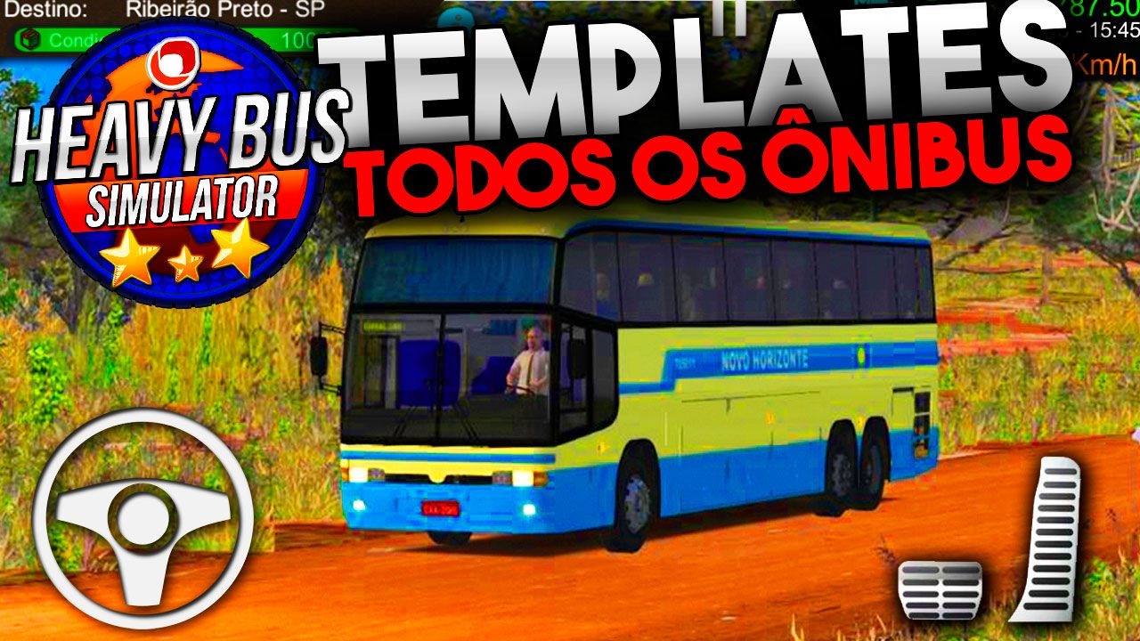 Heavy Bus Simulator - (DOWNLOAD SKINS ORIGINAIS PARA EDITAR) - YouTube
