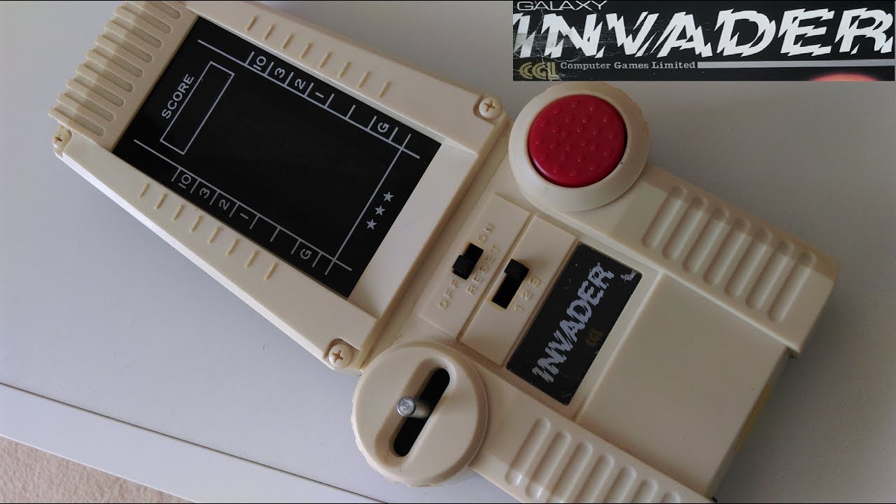 Galaxy Invader (1980) - archaiczna gra elektroniczna - YouTube