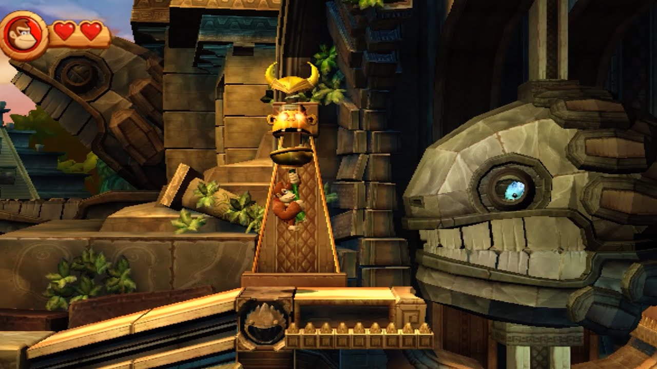 Donkey Kong Country Returns, 3-5 Itty Bitty Biters - YouTube