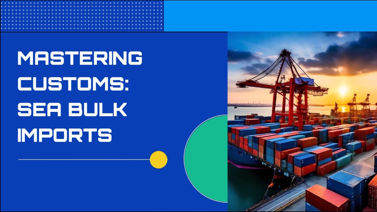 Mastering Customs: Sea Bulk Imports - YouTube
