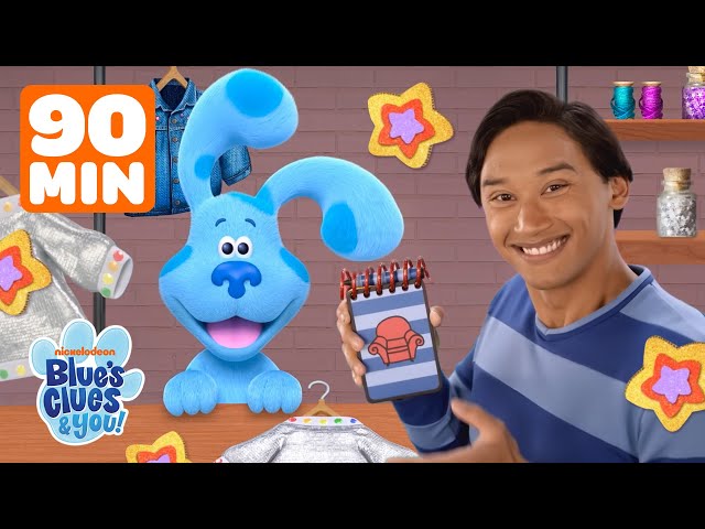 90 Minutes of Fun Arts and Crafts w/ Blue & Josh! 🎨 | Blue's Clues ...