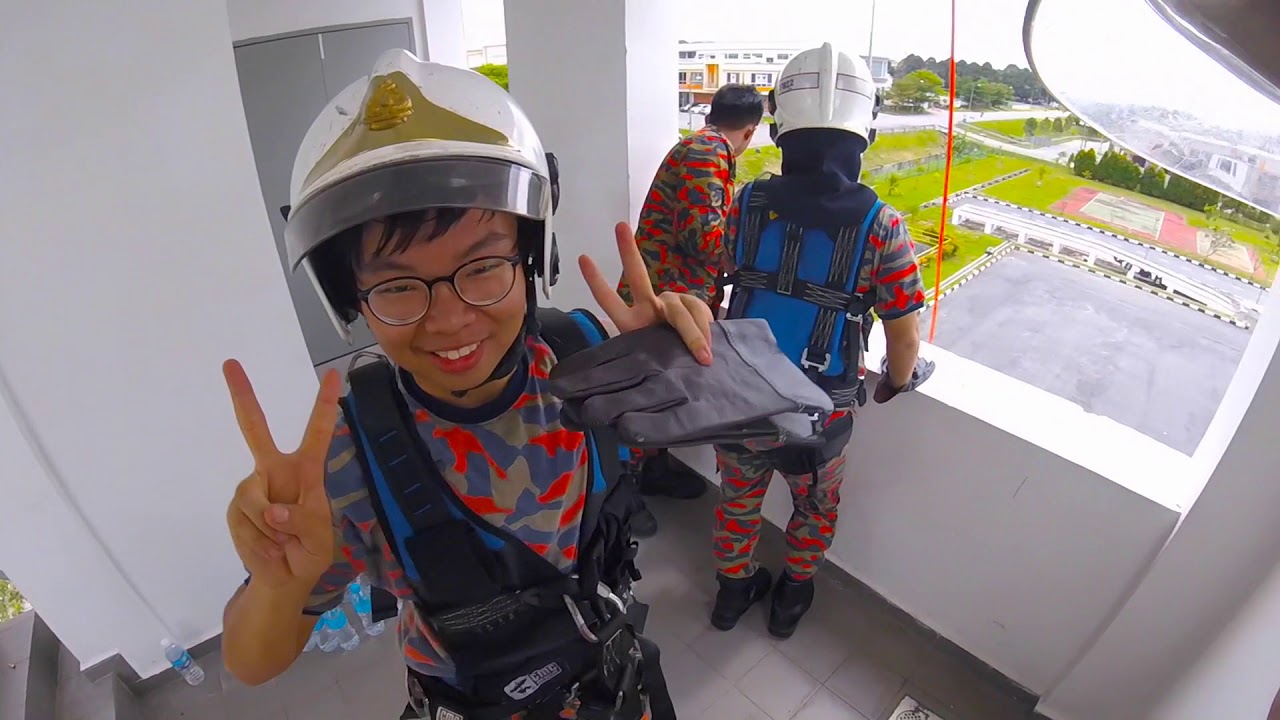 Fire Man Repelling training 2018 - YouTube