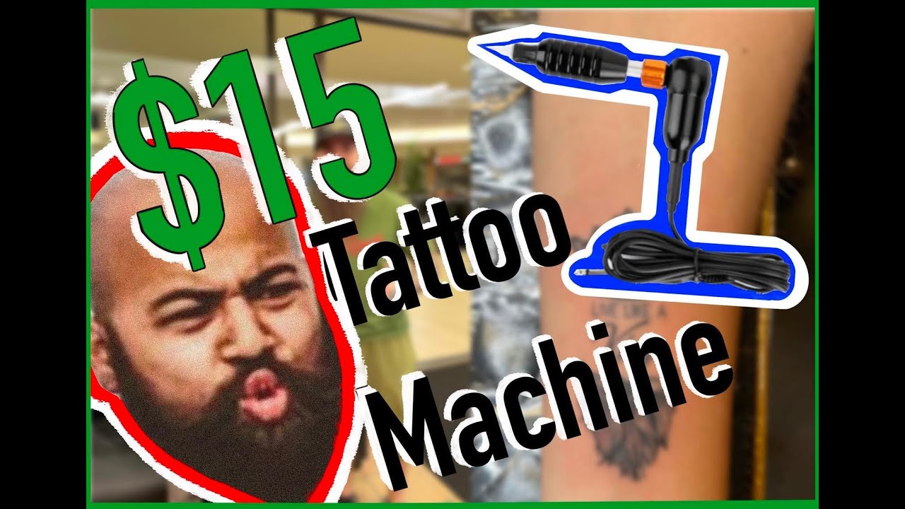 The $15 Ebay Tattoo Machine & powered it with the FK Irons Airbolt ...