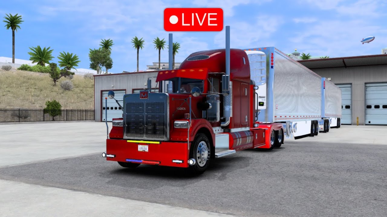 Camión marmon 57P Américan truck simulator Android geforce now - YouTube