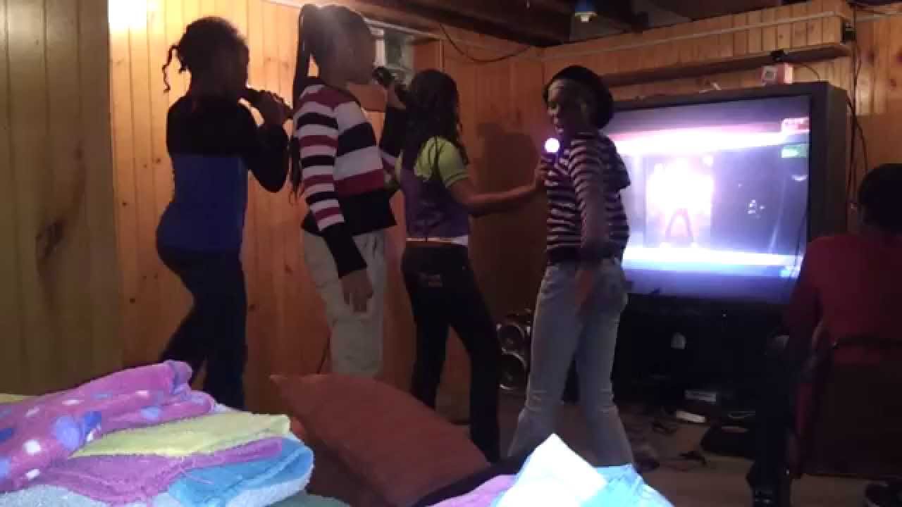 In Da Basement, playing the PS3 move - YouTube