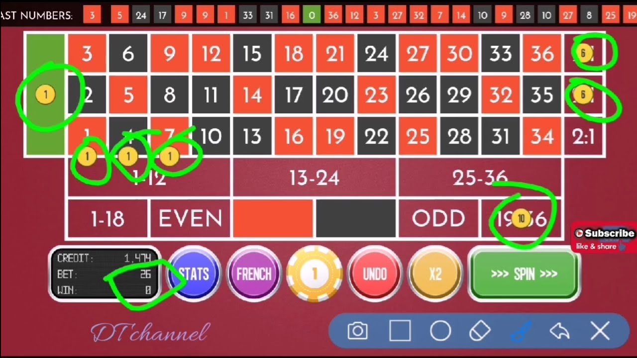 Line Columns & High Numbers Strategy to Roulette - YouTube
