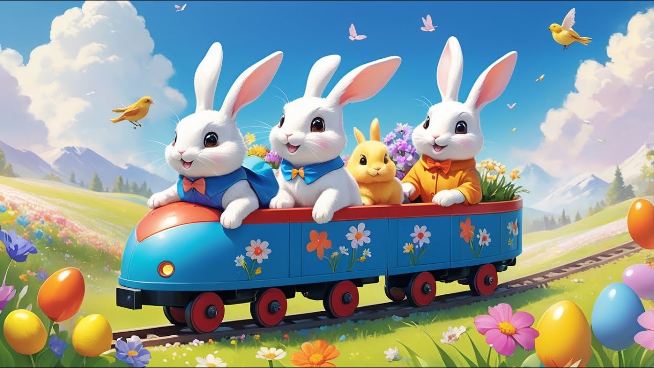 "Bunny Hop Parade 🐰 | Fun Easter Dance Song for Kids | Happy Bunny Song ...