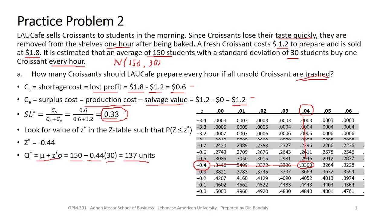 Inventory Management Solved Problems - Part 2 - YouTube