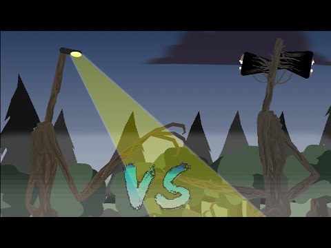 Siren Head vs Light Head | FULL FIGHT