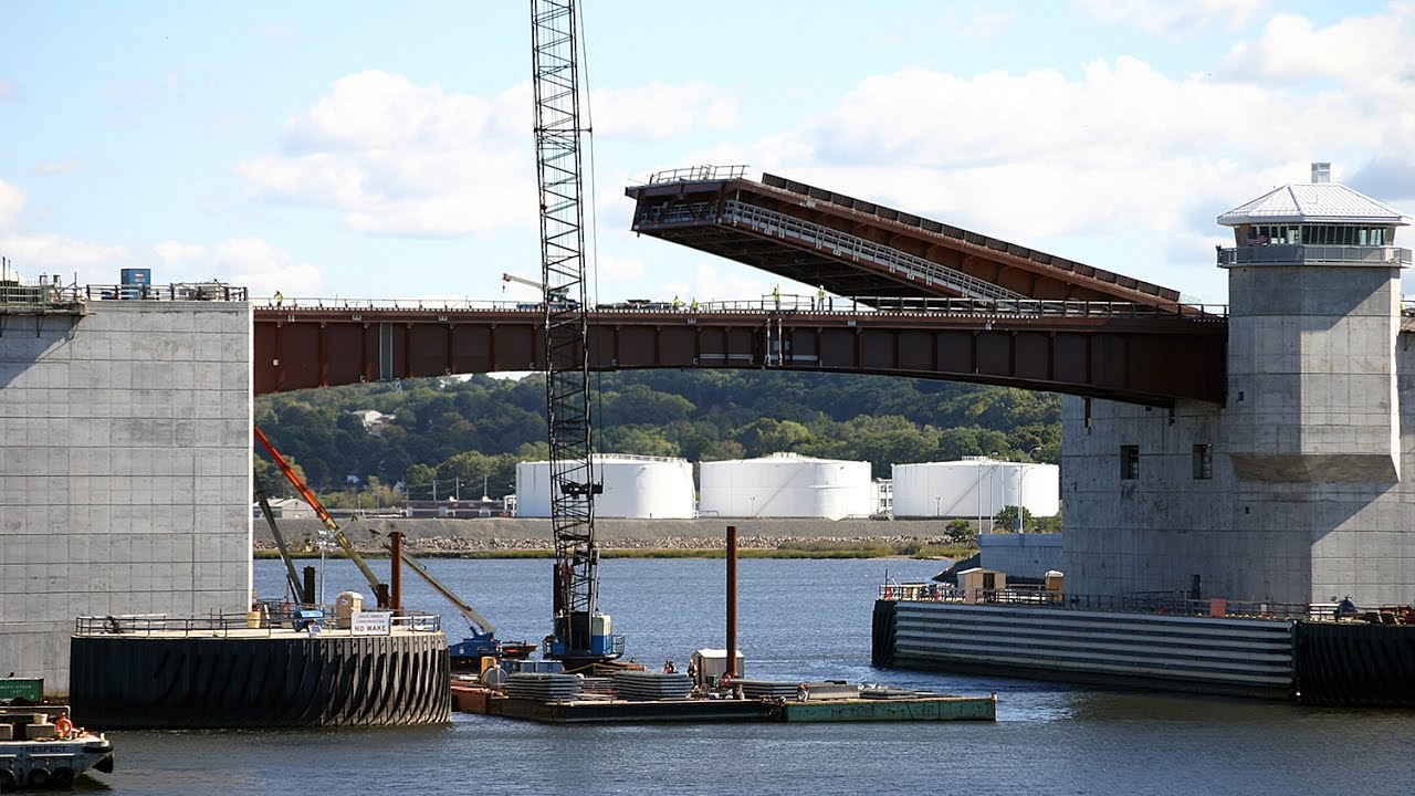 Brightman Update: First Test of the Bascule Spans - YouTube