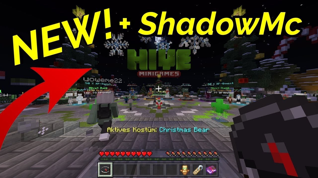 🔴LIVE |NEU! Der HIVE SERVER ist auf der Ps4🔥+ ShadowMC SERVER Bedrock Edition/Road to 2080 Subs ...