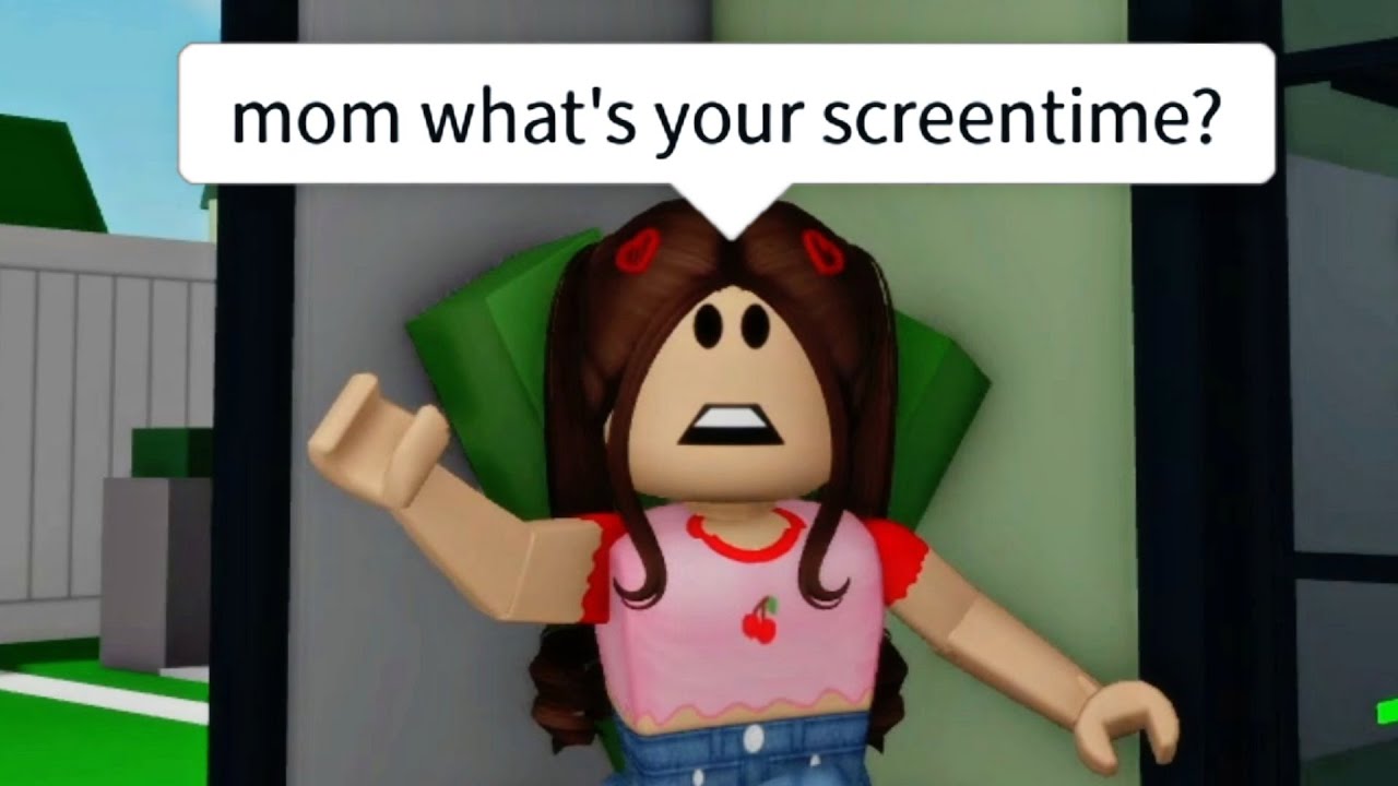 When your mom is always on phone (meme) ROBLOX - YouTube