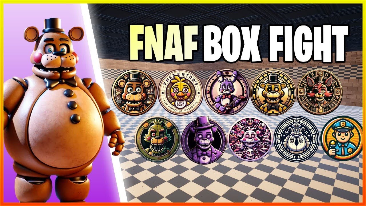 FNAF Box Fights Gameplay (Fortnite Creative Map) - YouTube