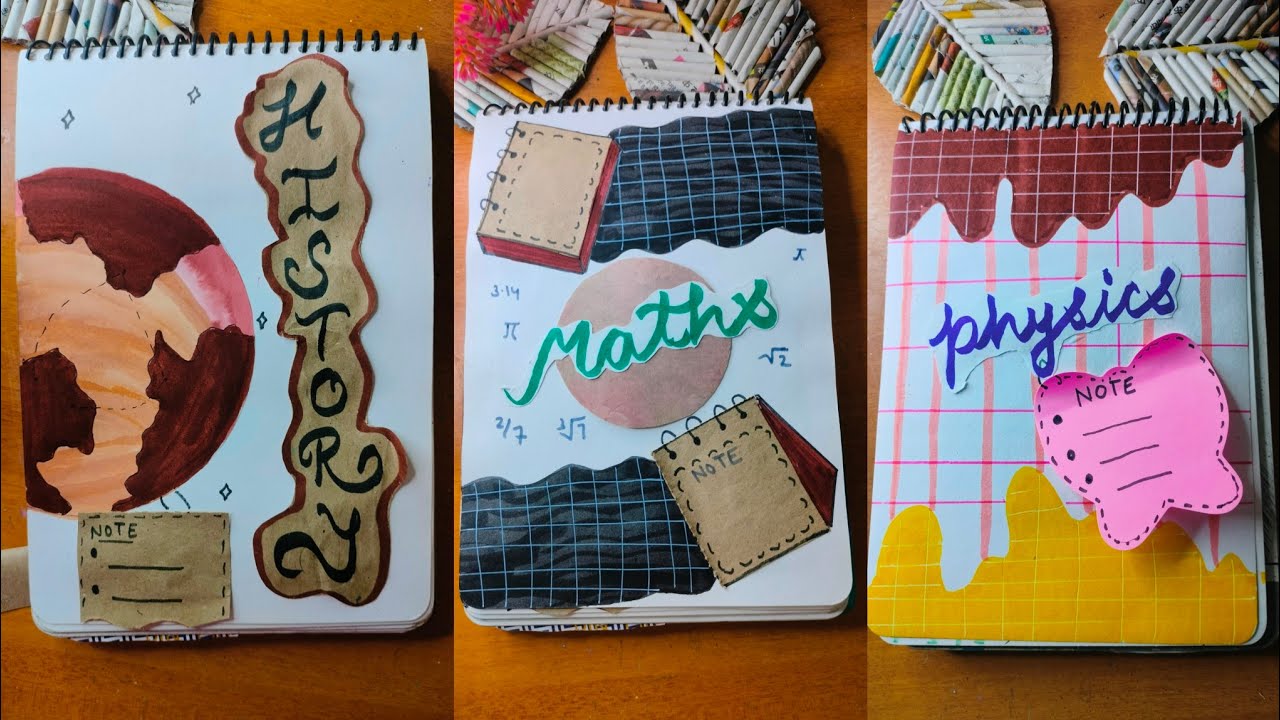 Top 5 Easy Front Page Design Tutorial for school project 😍 #frontpage # ...