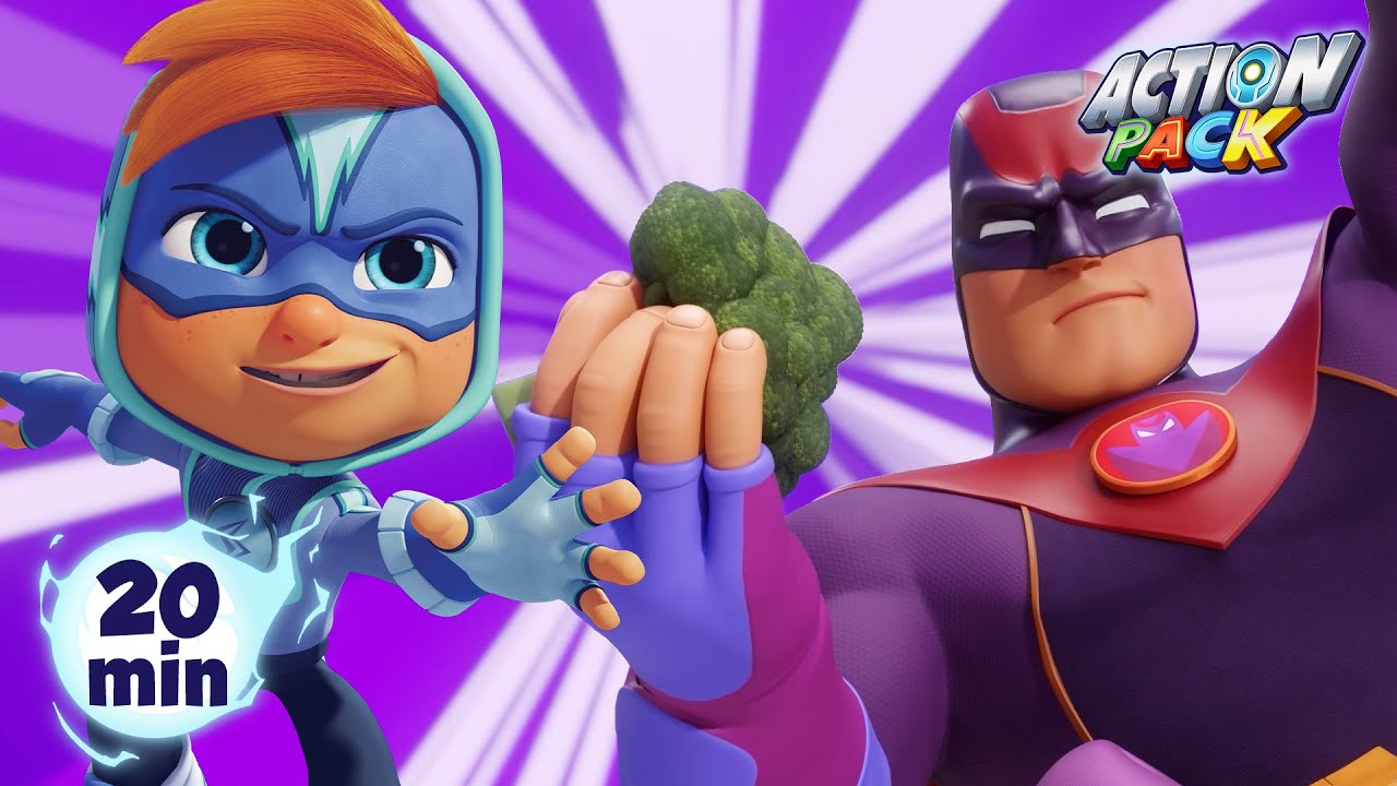 The Crimson Cape is Back! 🦸‍♂️🔥| Action Pack Games | Moonbug Kids ...