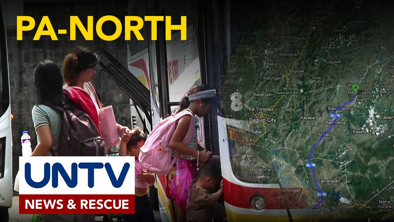 Ilang mga byahe ng bus papuntang Northern Luzon, fully booked na - YouTube