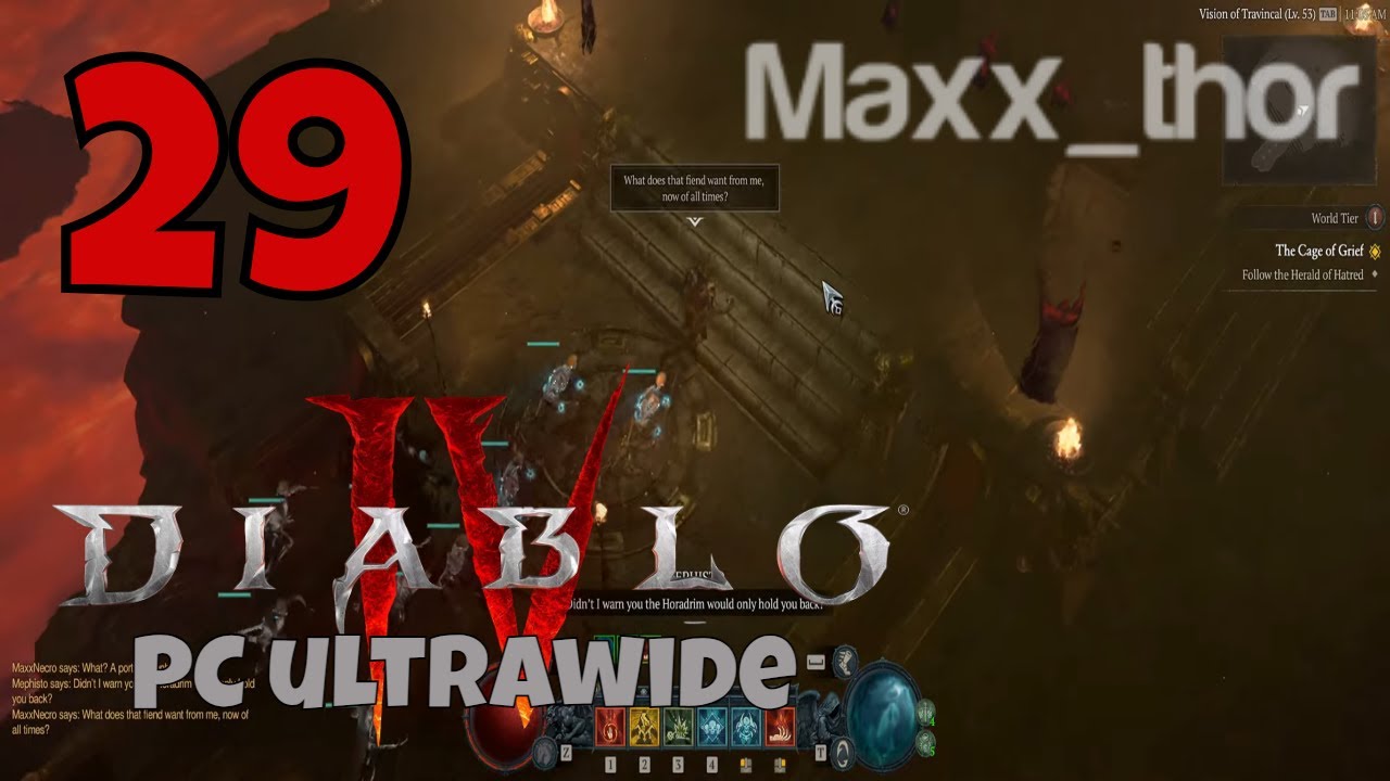 29 | Diablo 4 | Necromancer Blood Surge | Chorus of Voices | Gameplay ...