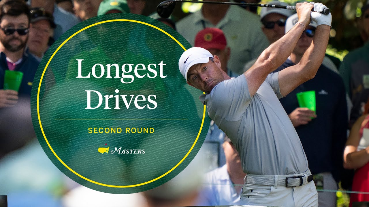 The Longest Drives From the 2024 Second Round | The Masters - YouTube