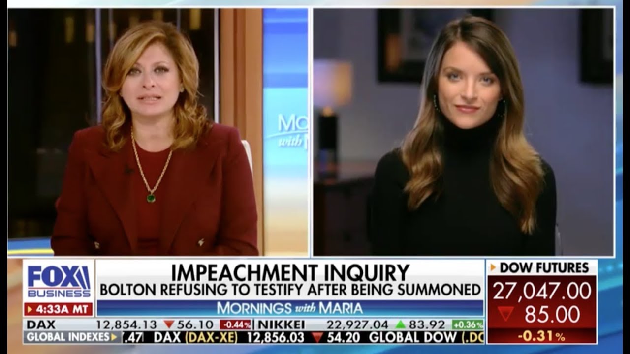 Kristin Tate Discusses Impeachment Probe, 2020 on Mornings with Maria ...