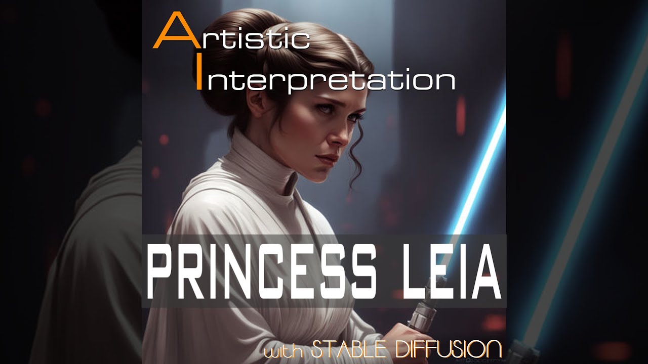 Princess Leia w/ Stable Diffusion - YouTube