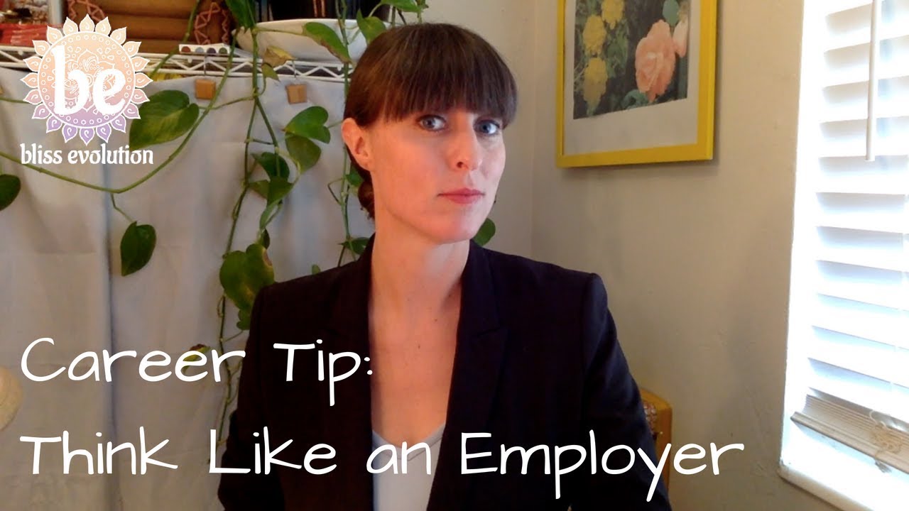 Think Like an Employer Leading up to the Job Interview - YouTube