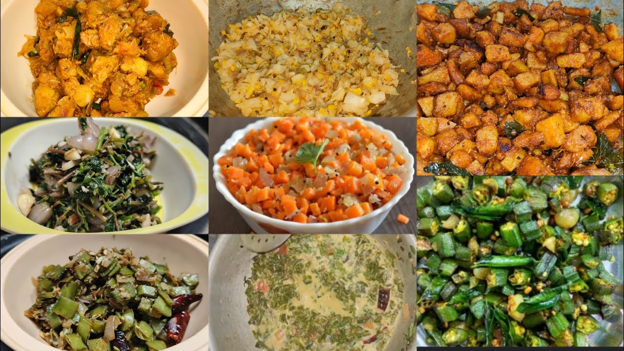 poriyal varieties| Poriyal varieties in tamil | vegetables poriyal ...