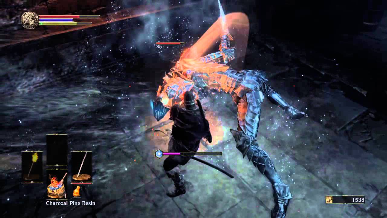 DARK SOULS 3 - Killing Knight Irithyll - YouTube