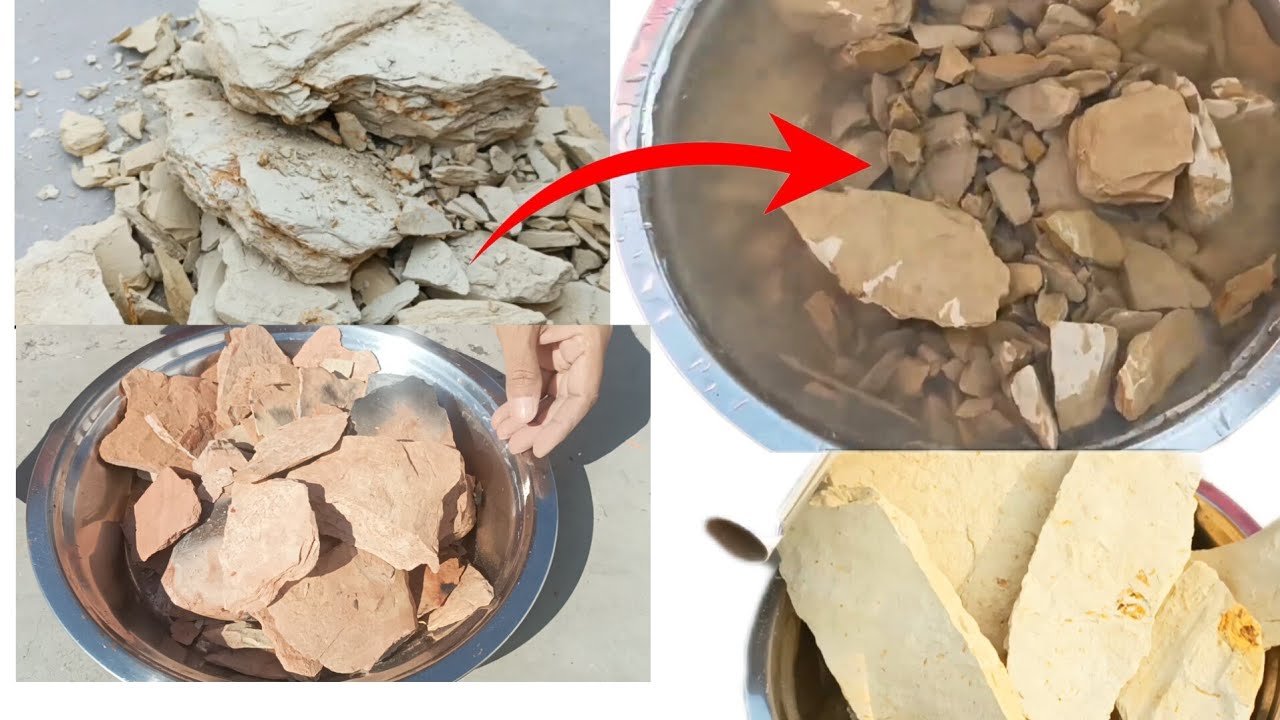 Raw muddy clay 😍💫satisfying chunks - YouTube