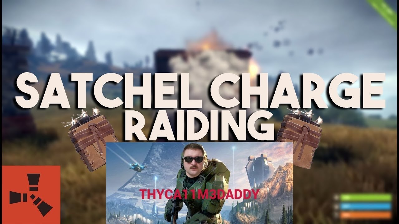My first satchel raid in Rust - YouTube