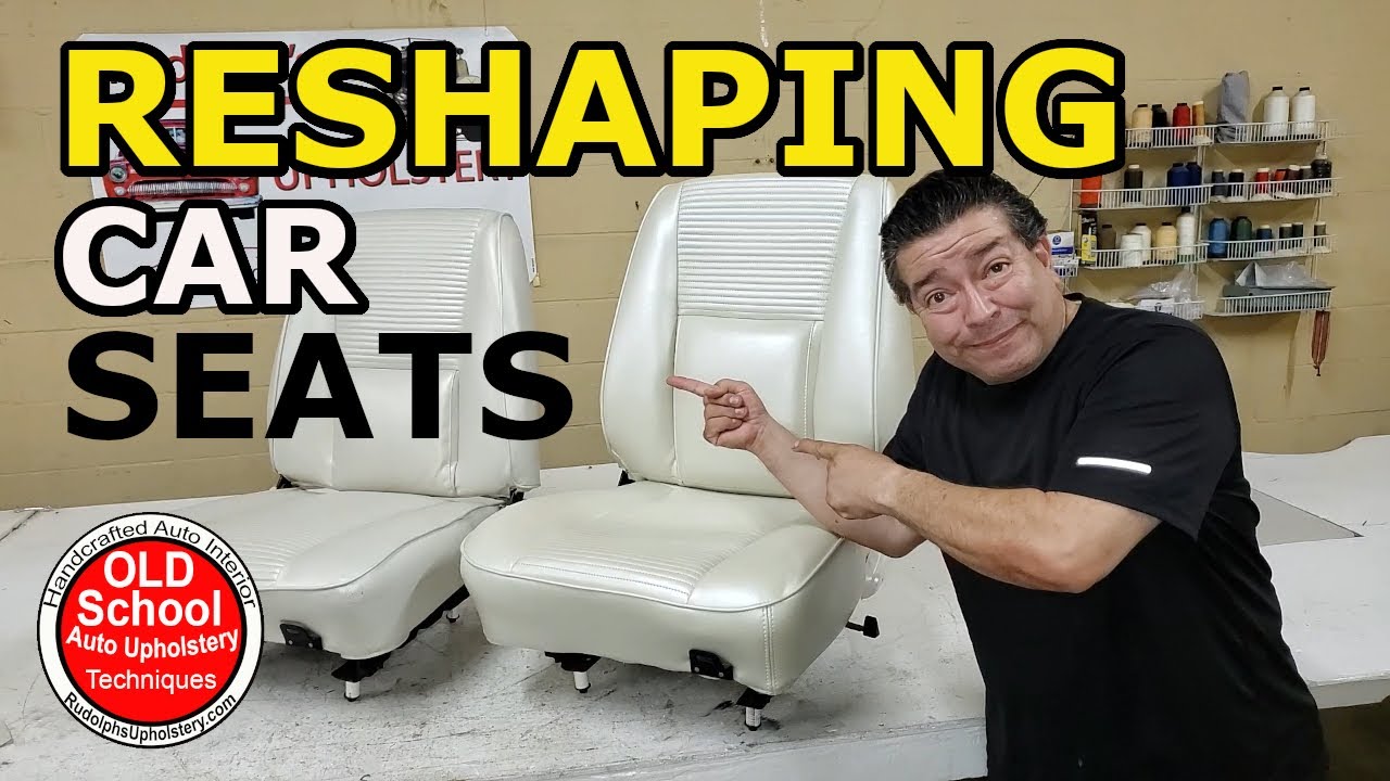 Reshaping Upholstery Tutorial: Before & After Car Seat Transformation ...