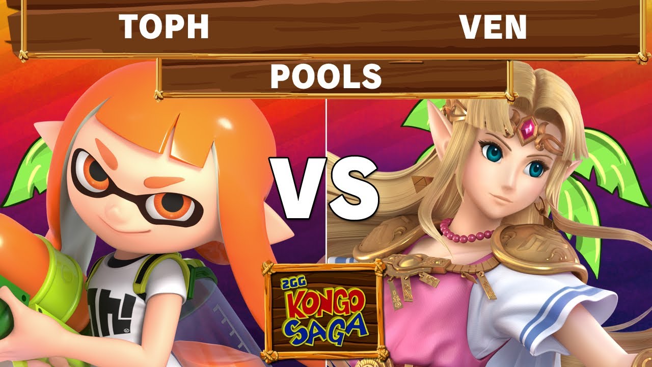 2GG Kongo Saga - MIOM | Toph (Inkling) Vs Sugoi | Ven (Zelda) Winners ...