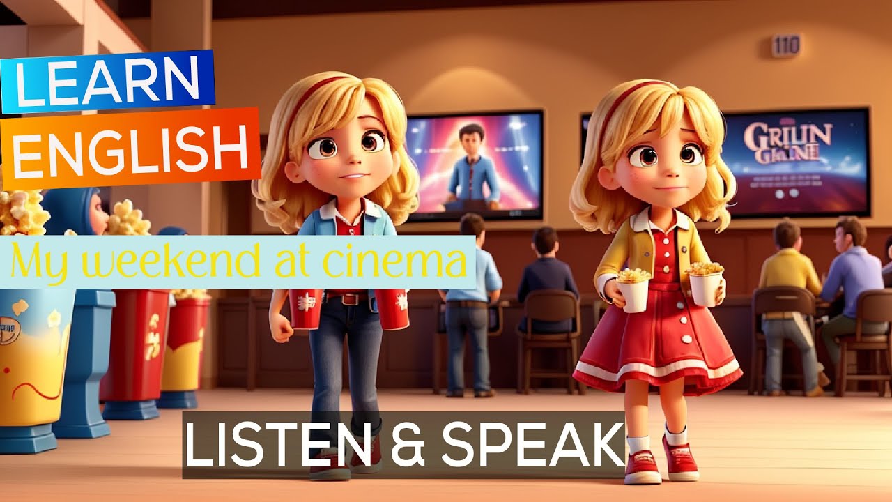 Improve Your English | My weekend at cinema | English Listening Skills ...