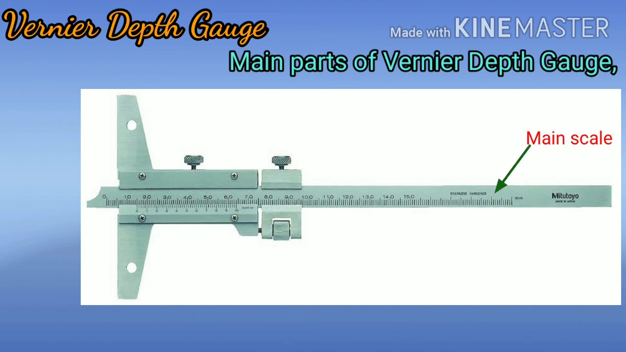 Vernier Depth Gauge - YouTube