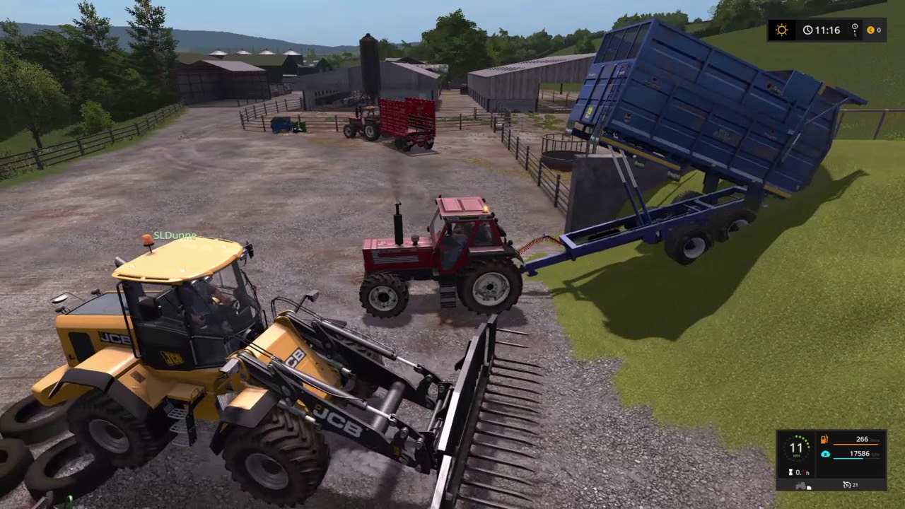 Farming Simulator 17 silage 2018 - YouTube