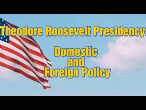 Theodore Roosevelt Presidency : Domestic Policies and Foreign Policies ...