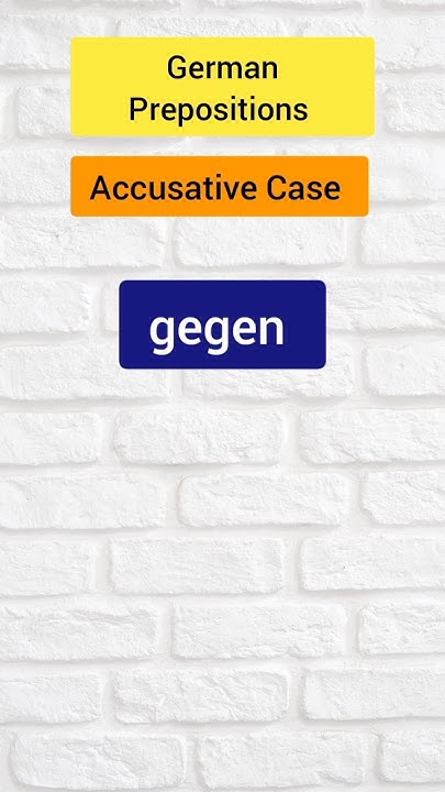Accusative Prepositions in German #learngerman #prepositions #ytshorts ...