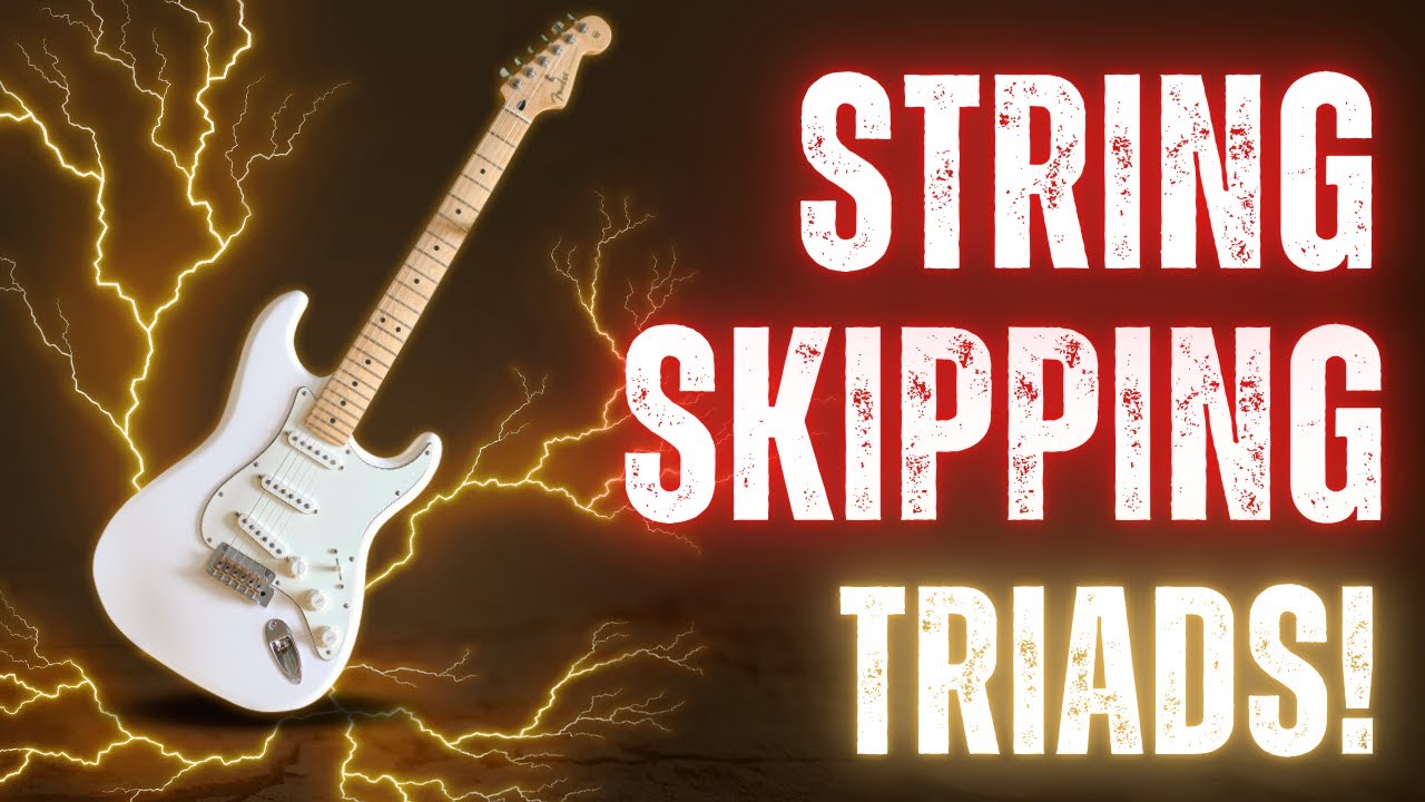 String Skipping Triads To Harmonise MAJOR SCALE! (Paul Gilbert Style!) - YouTube
