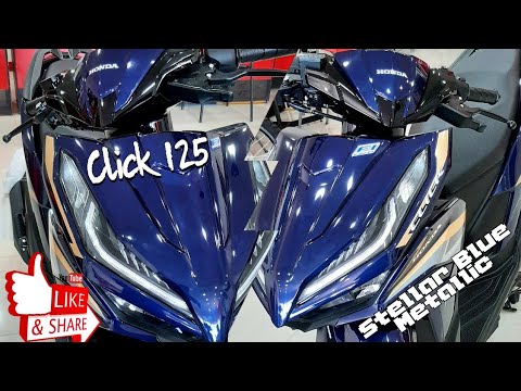 ALL NEW CLICK 125 2023 STELLAR BLUE METALLIC #Click125 #2023Click125 ...