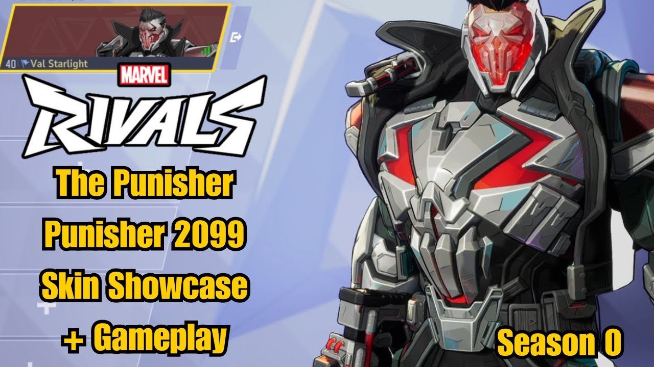 The Punisher | Punisher 2099 Skin Showcase | Marvel Rivals Gameplay ...