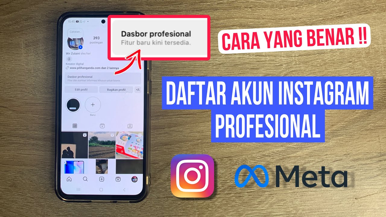 Cara Membuat Akun Instagram Menjadi Akun Profesional - YouTube