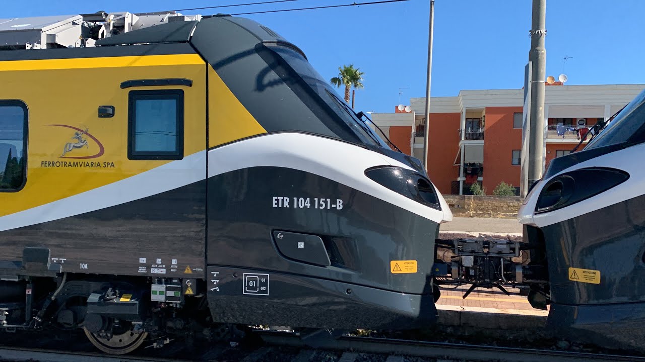 ALSTOM ETR 104: FERROTRAMVIARIA RICEVE I PRIMI 2 TRENI "POP"! - YouTube