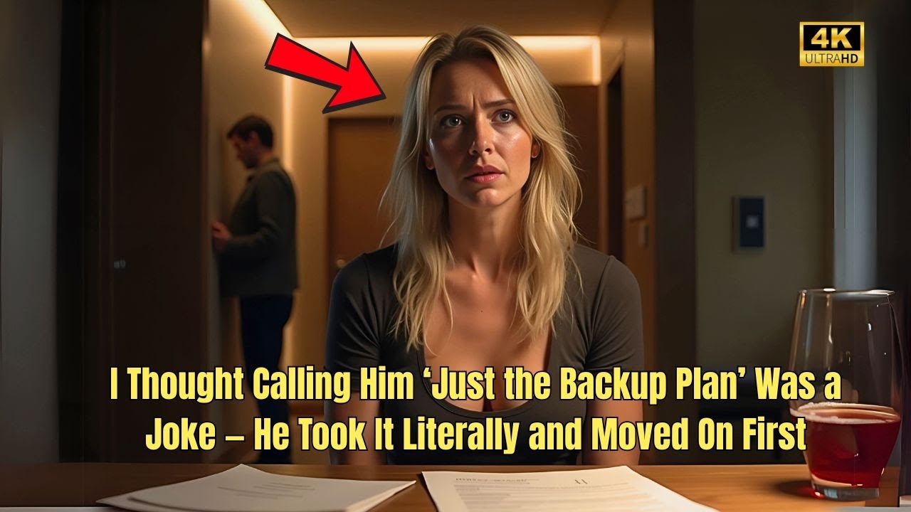 I Thought Calling Him ‘Just the Backup Plan’ Was a Joke — He Took It ...