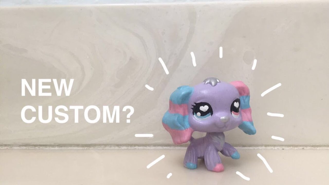 LPS: Making a custom! COTTON CANDY PUP - YouTube