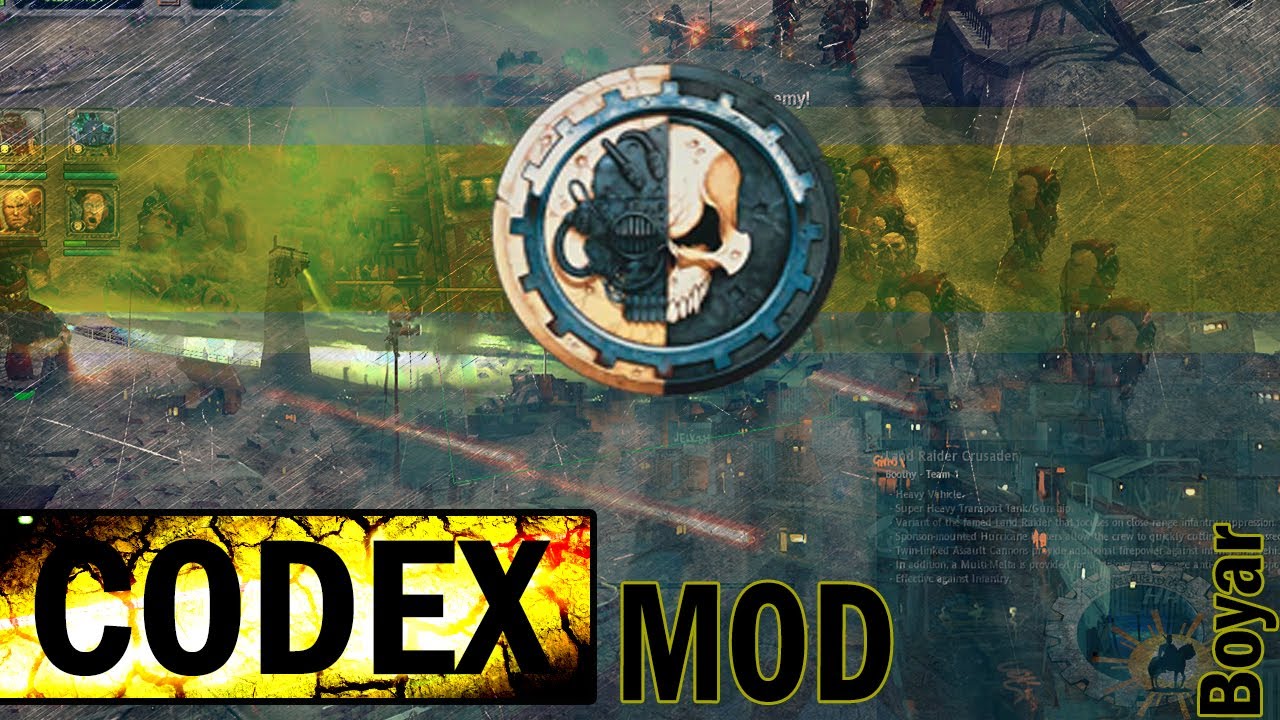 Dawn of War: Soulstorm - Codex mod Adeptus Mechanicus - YouTube