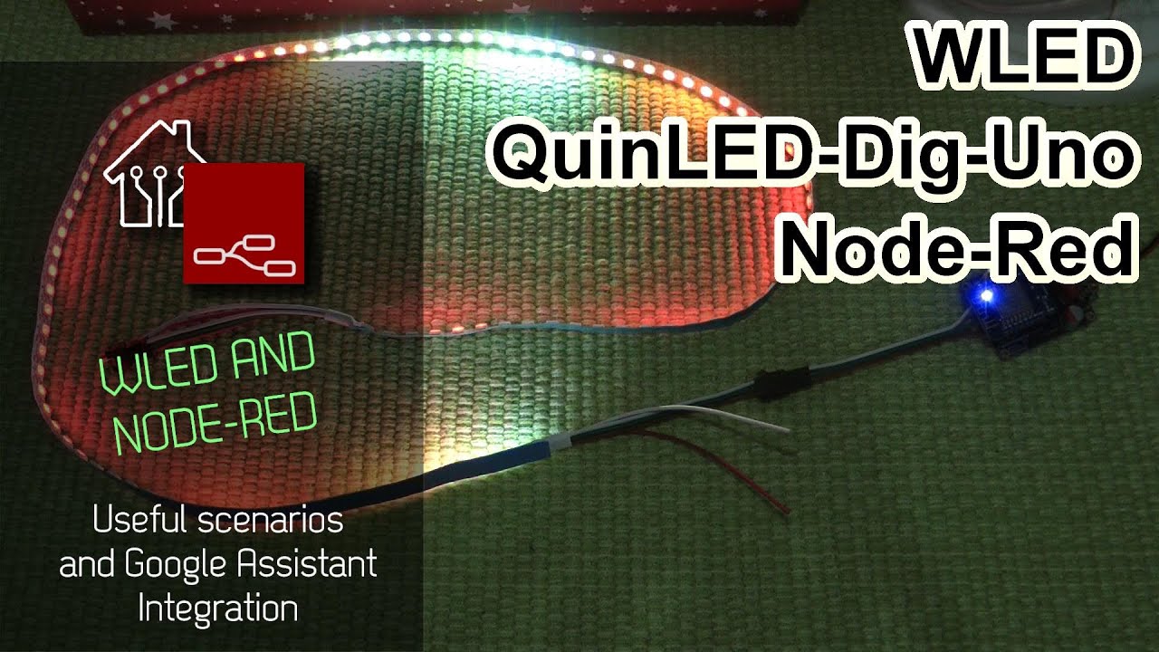 How to drive WLED from Node-Red - YouTube