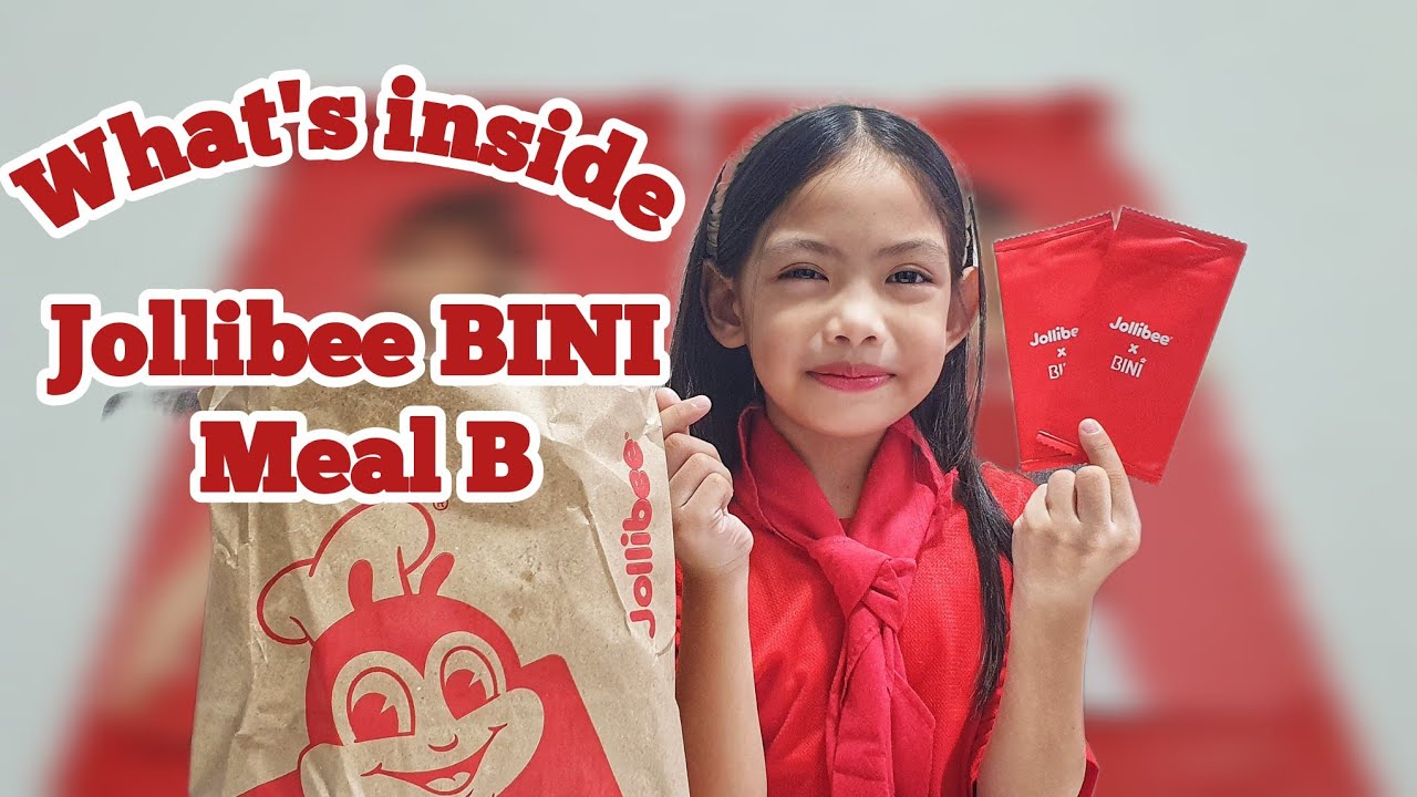 WHATS INSIDE JOLLIBEE BINI MEAL I JOLLIBEE X BINI I BINI PHOTOCARD ...