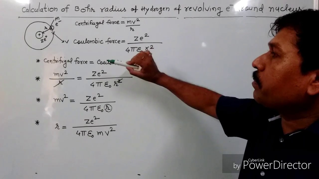 Derivation of Atomic Radius Of Bohr Orbit ForJEE Mains /Advanced & NEET ...
