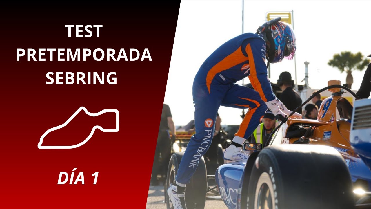 🔴 INDYCAR EN DIRECTO | TEST PRETEMPORADA 2025 SEBRING | DÍA 1 | (Sin ...