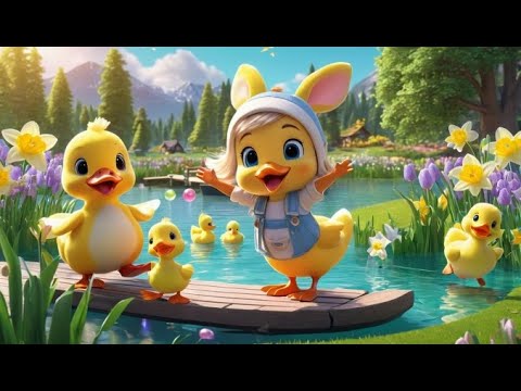 Ducky Dan Swims Around | Fun Duck Nursery Rhyme for Kids | Splashy ...